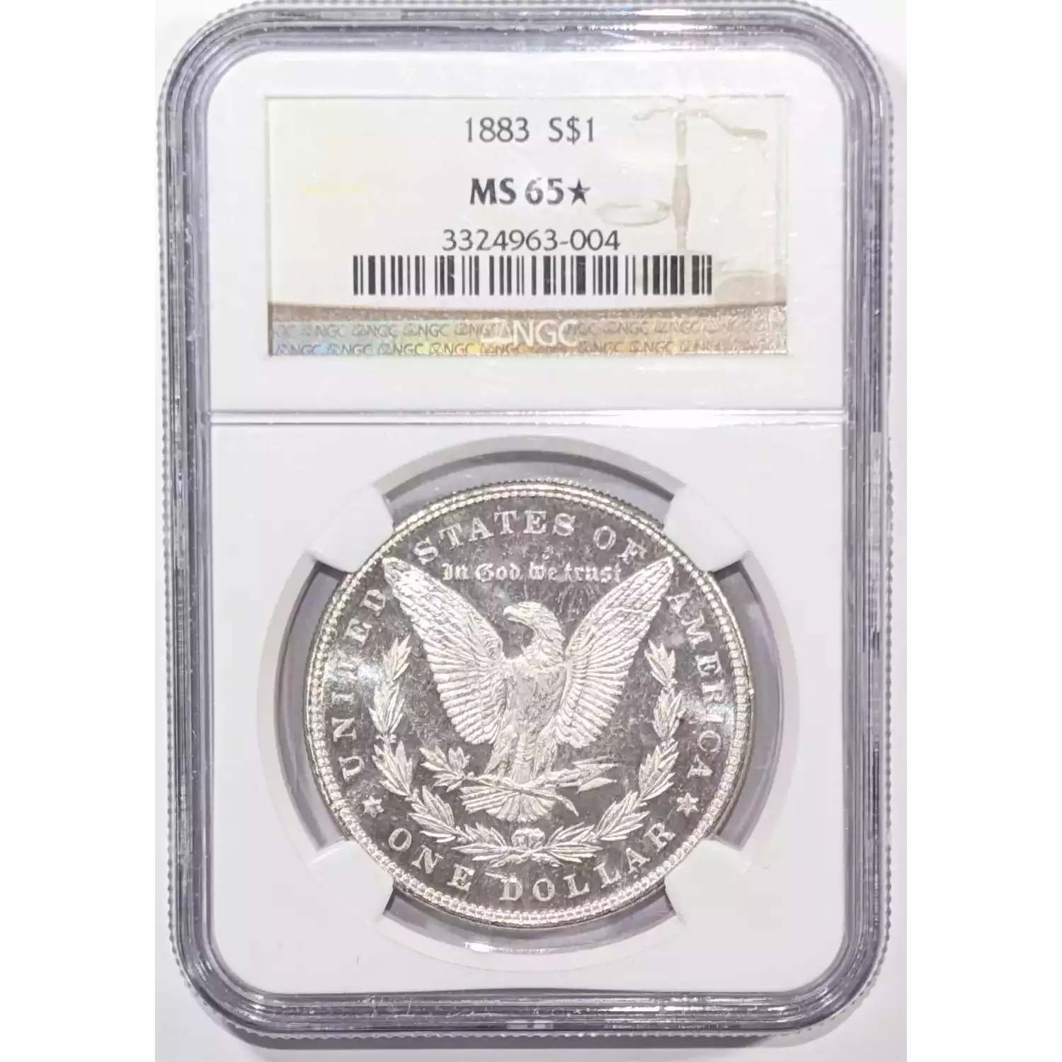 1883 Morgan Silver Dollar NGC MS-65* - Morton Grove Coin