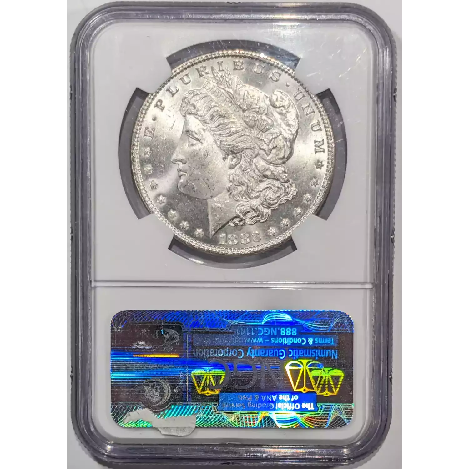 1883 Morgan Silver Dollar NGC MS-65* - Morton Grove Coin