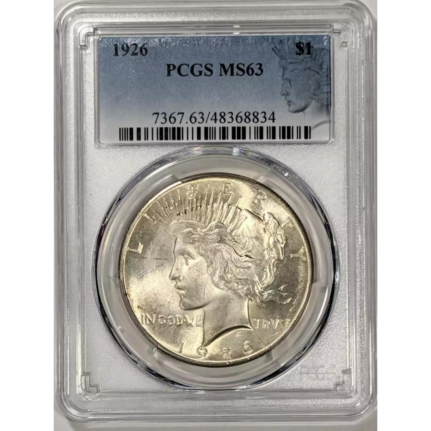 1926 PCGS MS-63 - Morton Grove Coin