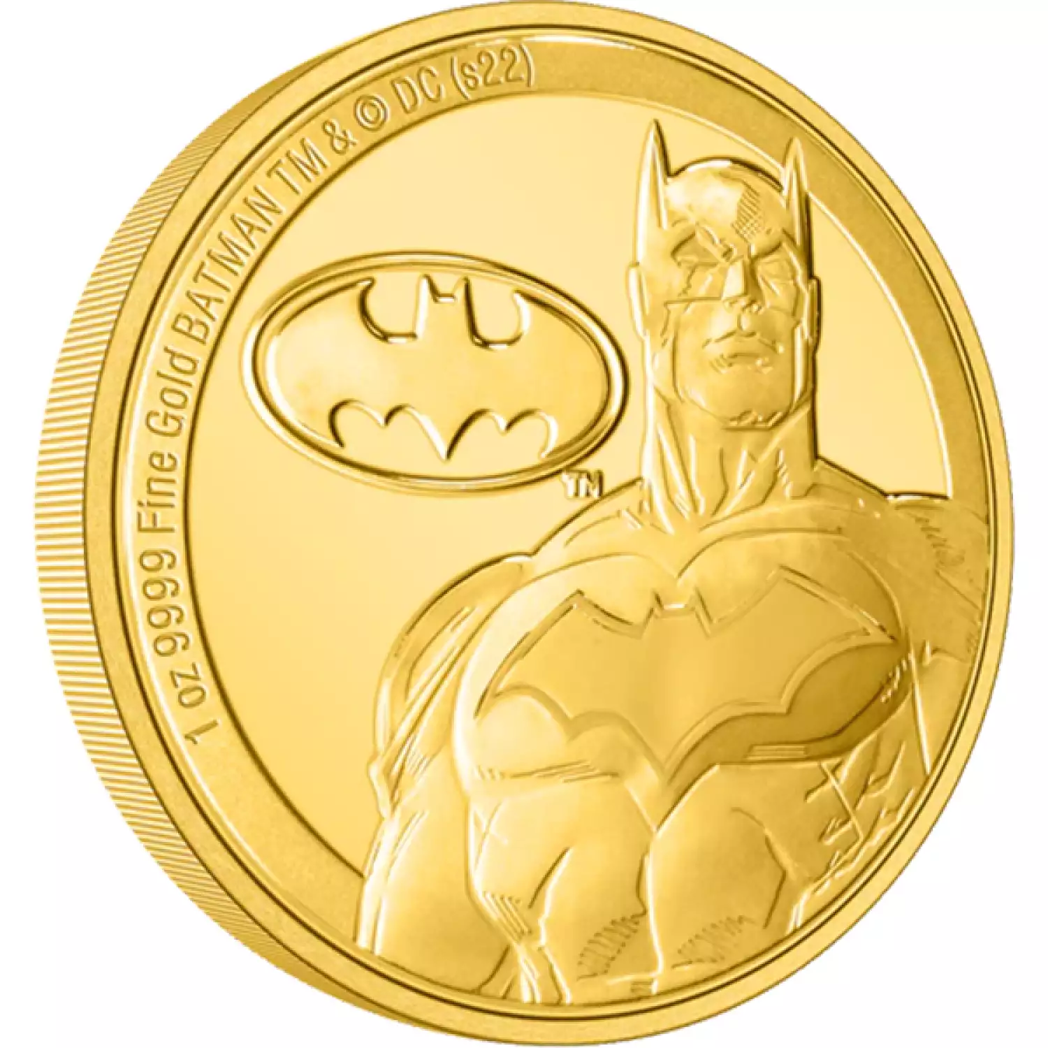BATMAN - 2022 1oz Gold Coin - Morton Grove Coin