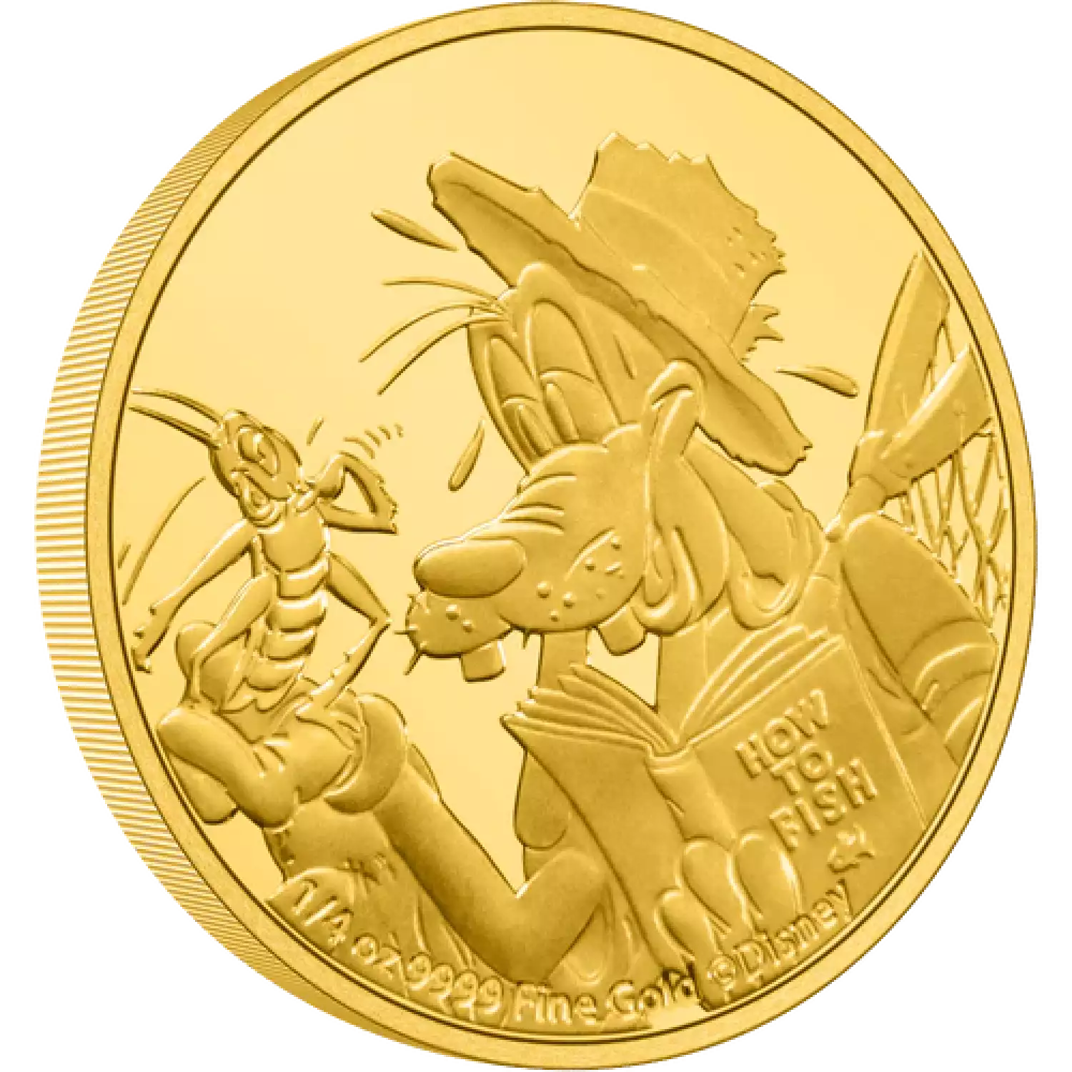 Disney Goofy 90th Anniversary- 2022 1/4oz Gold Coin - Morton Grove Coin