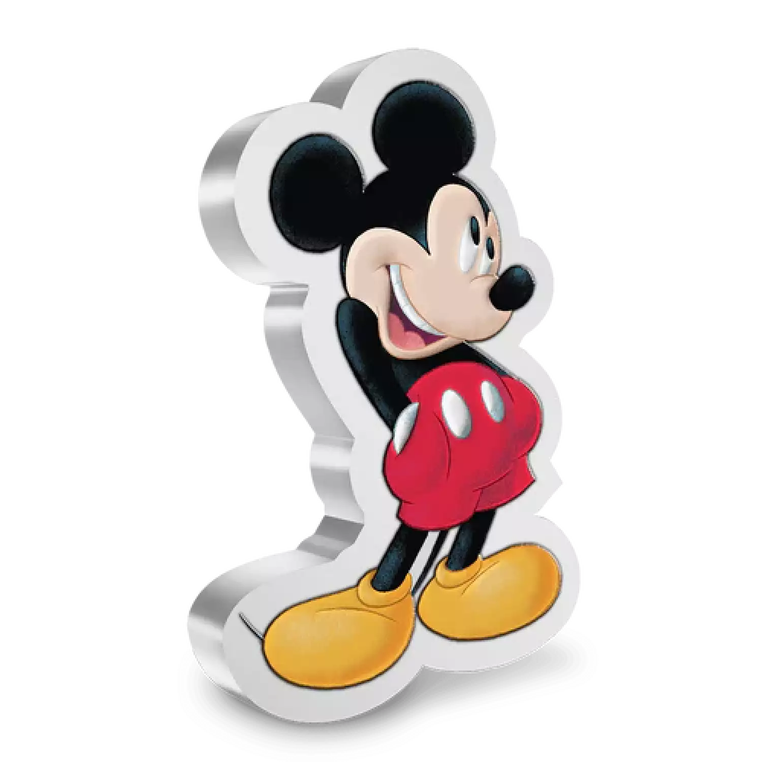 Disney Mickey Mouse - 2021 1oz Silver Shaped Coin - Morton Grove Coin