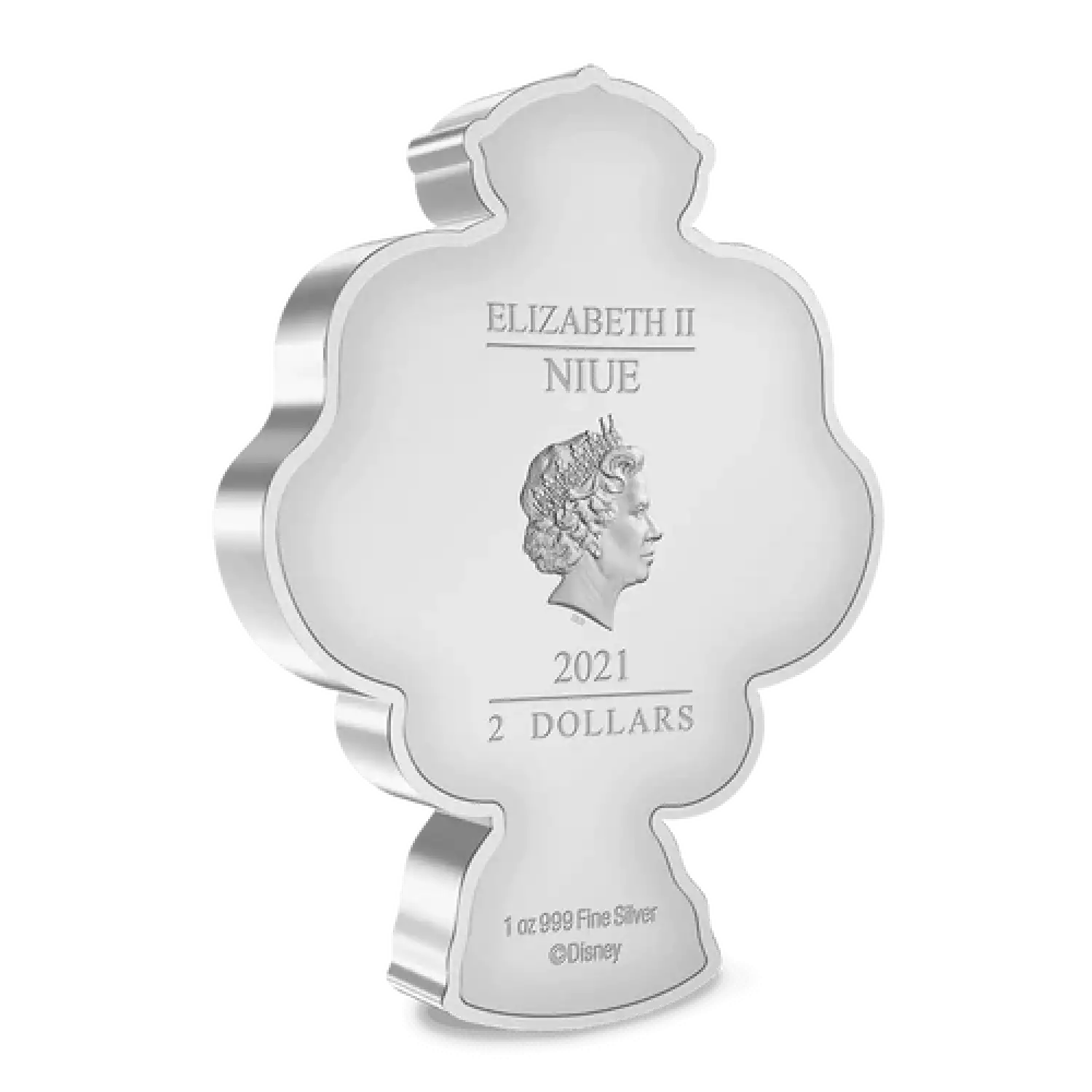 Disney Princess- 2021 1oz Belle Silver Chibi Coin - Morton Grove Coin