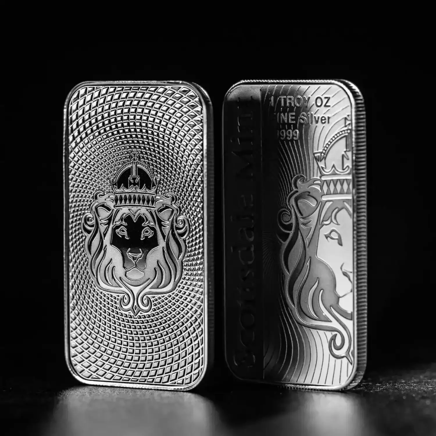 Scottsdale Vortex 1 oz .999 Silver Bar - In Capsule - Morton Grove Coin