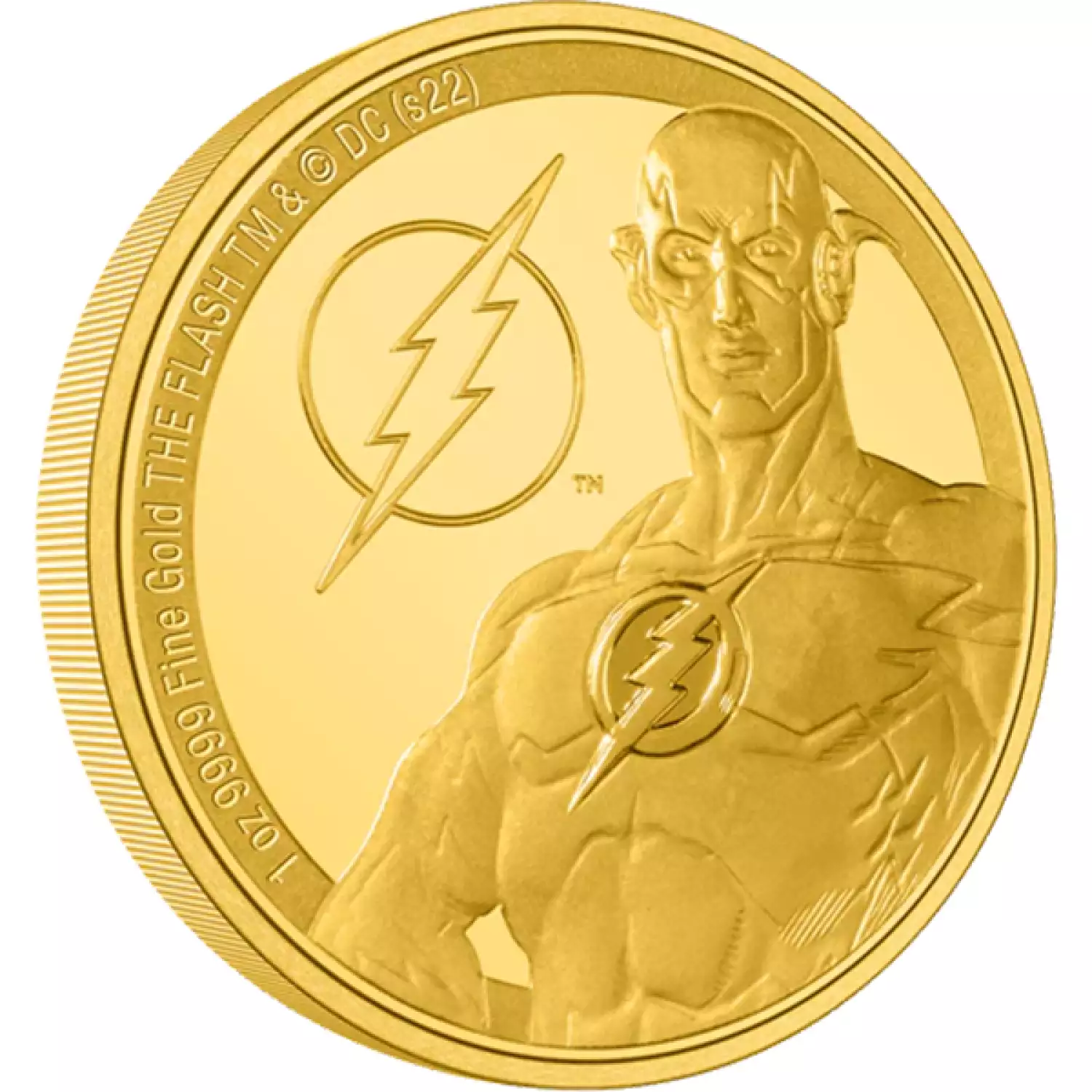 THE FLASH - 2022 1oz Gold Coin - Morton Grove Coin